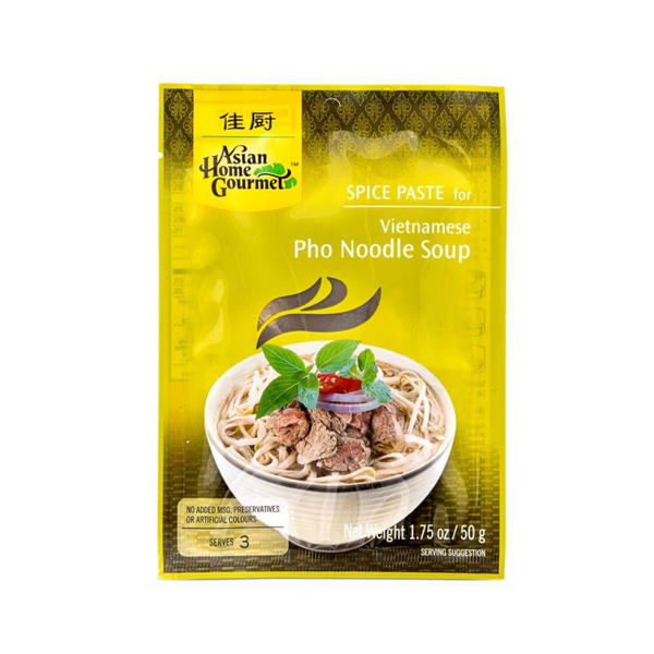Asian Home Gourmet Vietnamese Pho Beef Noodles Soup Paste (50g) – Food ...