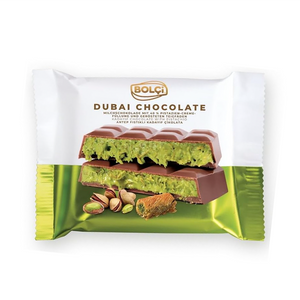 Bolci Dubai Chocolate with Pistachio Kadayif Filled Milk Chocolate (10 ...