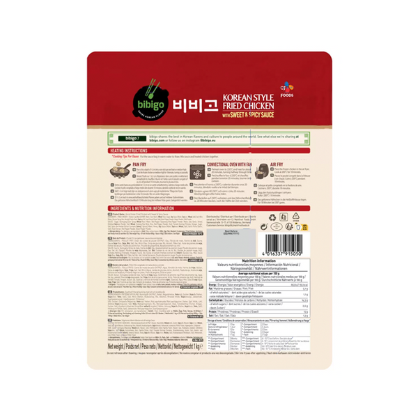 Bibigo Korean Style Chicken with Sweet & Spicy Sauce (1kg) – Food Sanctuary