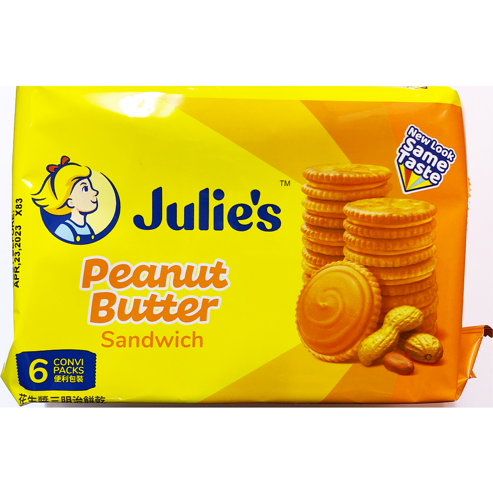 Julie's Peanut Butter Sandwich Biscuit (180g) – Food Sanctuary