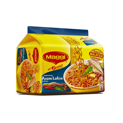 Maggi Instant Noodles Assam Laksa (5 Packs x 78G) – Food Sanctuary